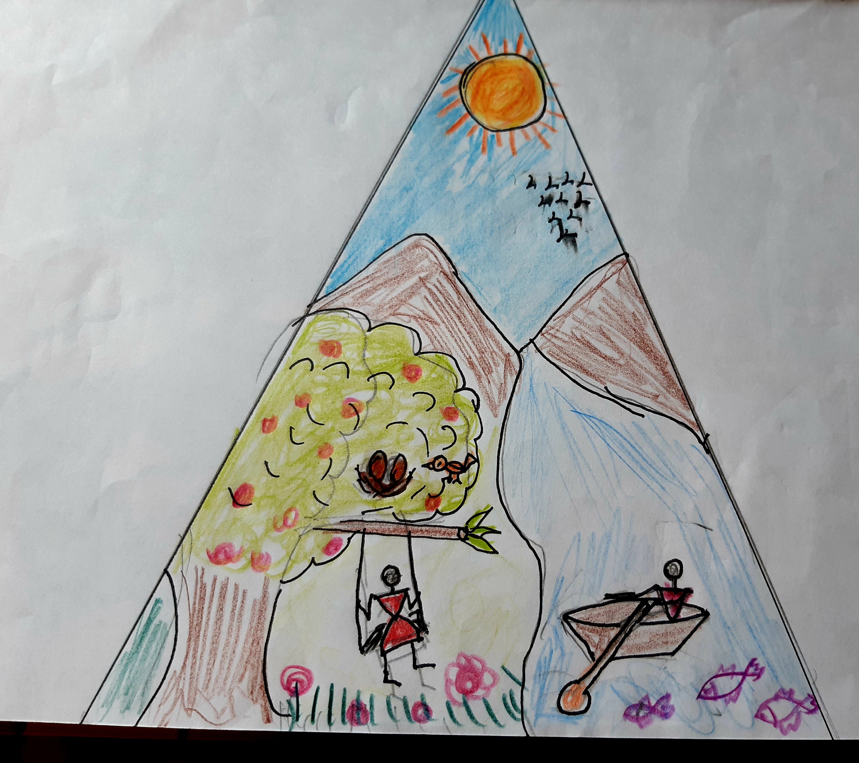 Picture interpretation activity for kids – REASON TO THINK